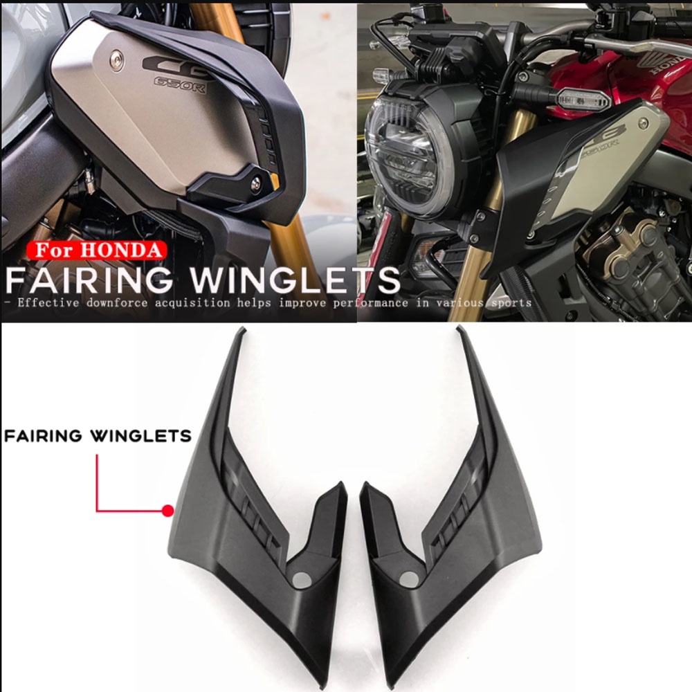 CB650R CB 650R 18-22 Fairing Winglets Fin Trim Cover Motorcycle Wing ...
