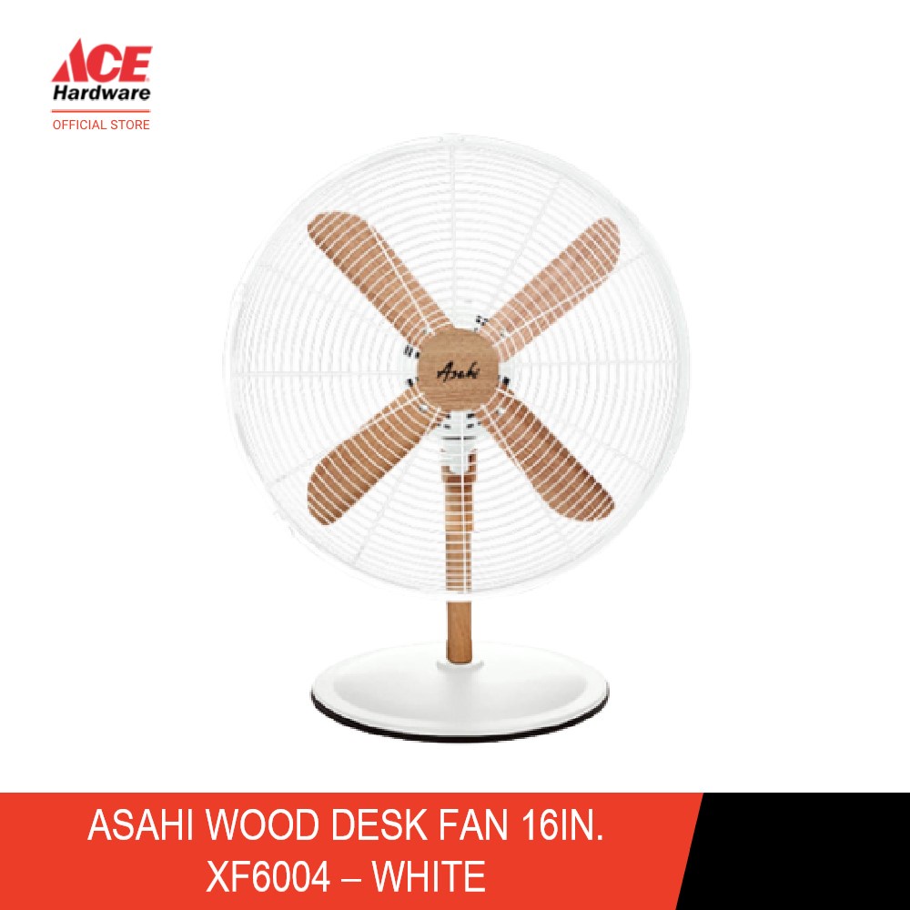 Asahi Wood Desk Fan 16in. XF6004 – White | Shopee Philippines