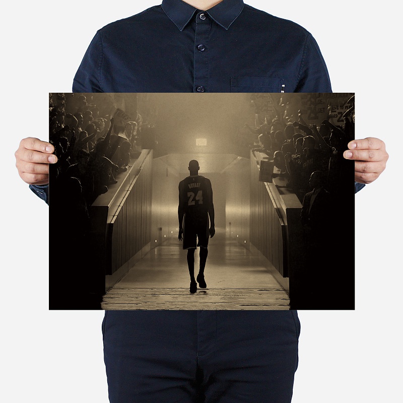 Kobe NBA Basketball Star Card Greeting Kraft Paper Poster Postcard ...