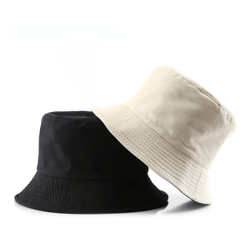 plain hat reversible bucket hat for women 18 colors solid color hat sun ...