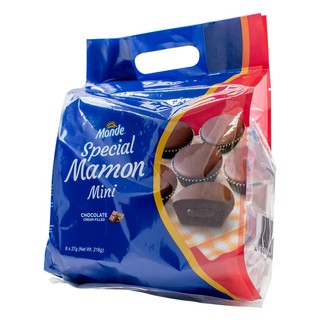 Monde Special Mamon Mini Chocolate Cream-filled 27g x 8 | Shopee ...