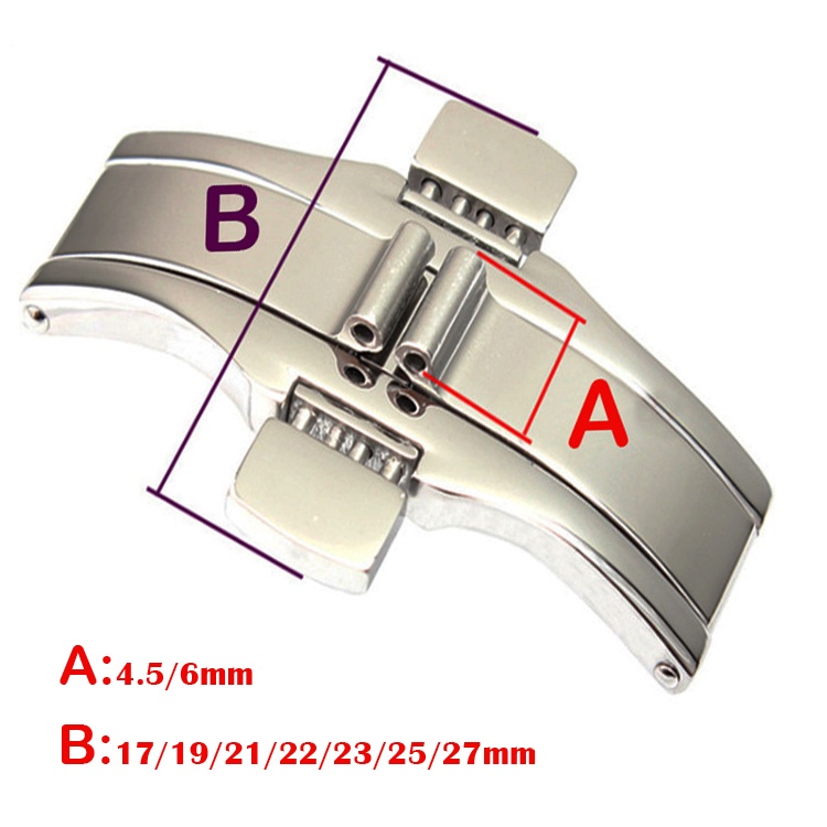 Watchband Buckle Clasp Watch Accessories Stainless Steel Buckle