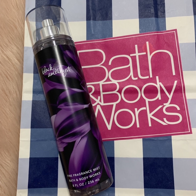 Bath & Body Works Black Amethyst Fine Fragrance Mist 236ml | Shopee ...