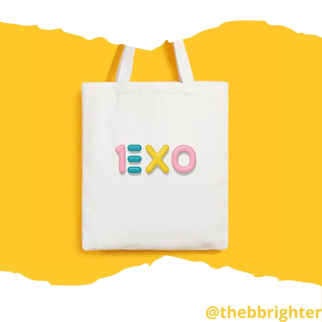 EXO 10th Anniversary inspired Canvas Tote Bag | Shopee Philippines