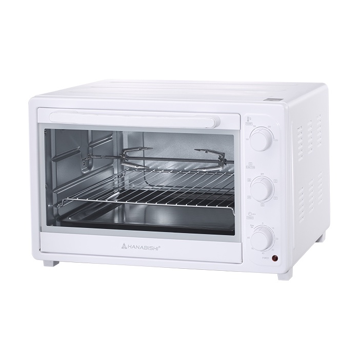 Hanabishi HEO45WHT Electric Oven 45 liters Pearl White Series HEO-45WHT ...