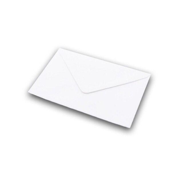 White Mail Envelope Short 50pcs in one pack | Shopee Philippines