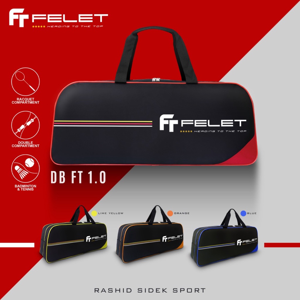 Felet Fleet Double Bag Series Double Zip | Shopee Philippines