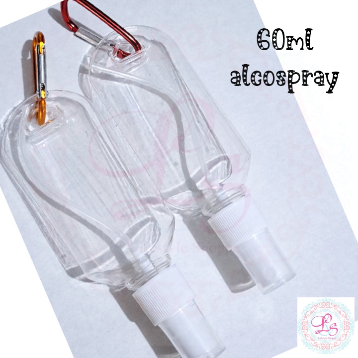 on hand 10pcs min 60ml alcospray with red gold blue green chain ...