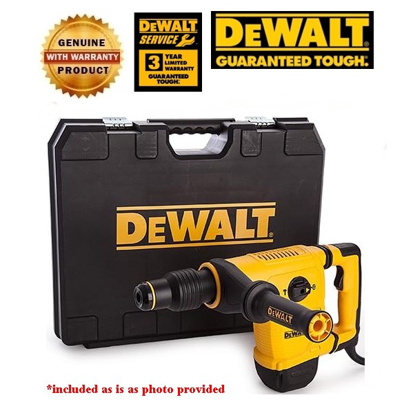 DeWALT D25810K-B1 5kg Demolition Hammer SDS max 1050W | Shopee Philippines