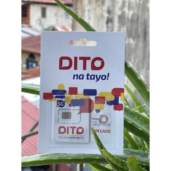 Dito Sim Tricut, 5g ready ( 3gb DATA-15 DAYS ) WITH LOAD | Shopee ...