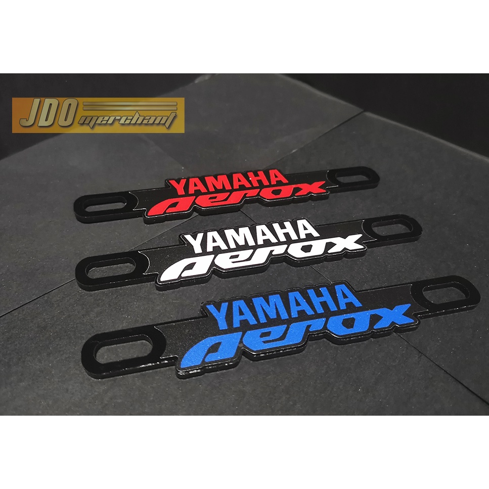 Yahama Aerox Plate Emblem , Plate badge free keylace | Shopee Philippines