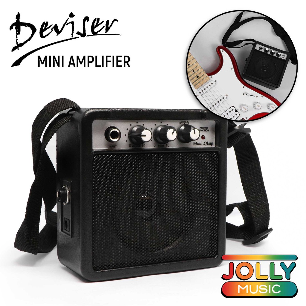 Deviser TG-5 Mini Electric Guitar Practice Amplifier (Orange , Black ...