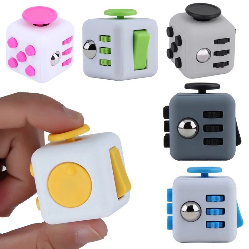 New Magic Fidget Cube For Games Infinite Cubes Anxiety Stress Relief ...