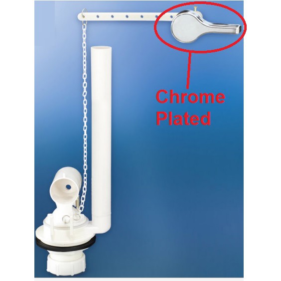 Chrome Plated Pulling Handle Flapper Outlet Valve Tangki Simbah Injap ...