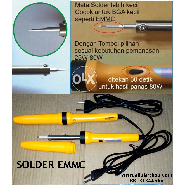 Solder Ic Emmc Smd Small Tip Dual Heat Power Up To 80w Hp Technology ...