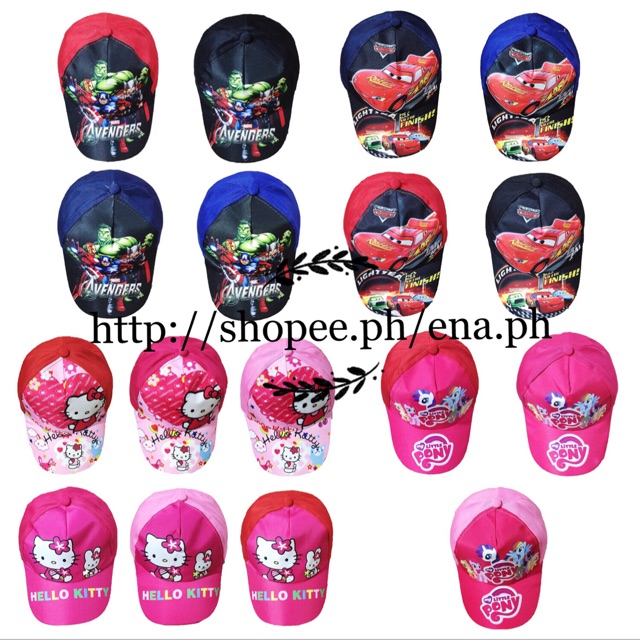 cute Cartoon character cap for kids | Shopee Philippines