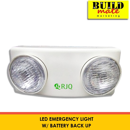 LED Emergency Light With Battery Back Up •BUILDMATE• | Shopee Philippines