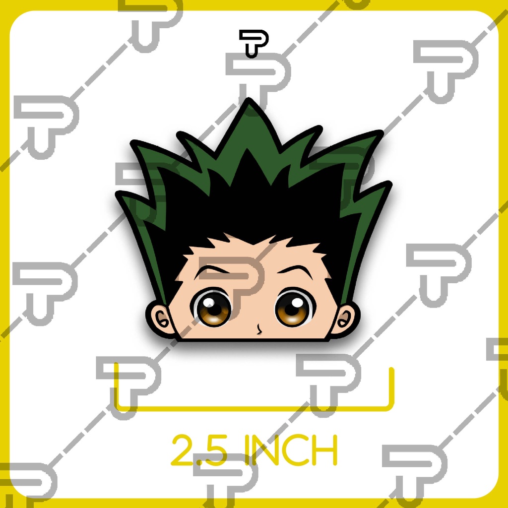 Hunter x Hunter | Gon | Killua | Vinyl Peeker Sticker | Waterproof ...