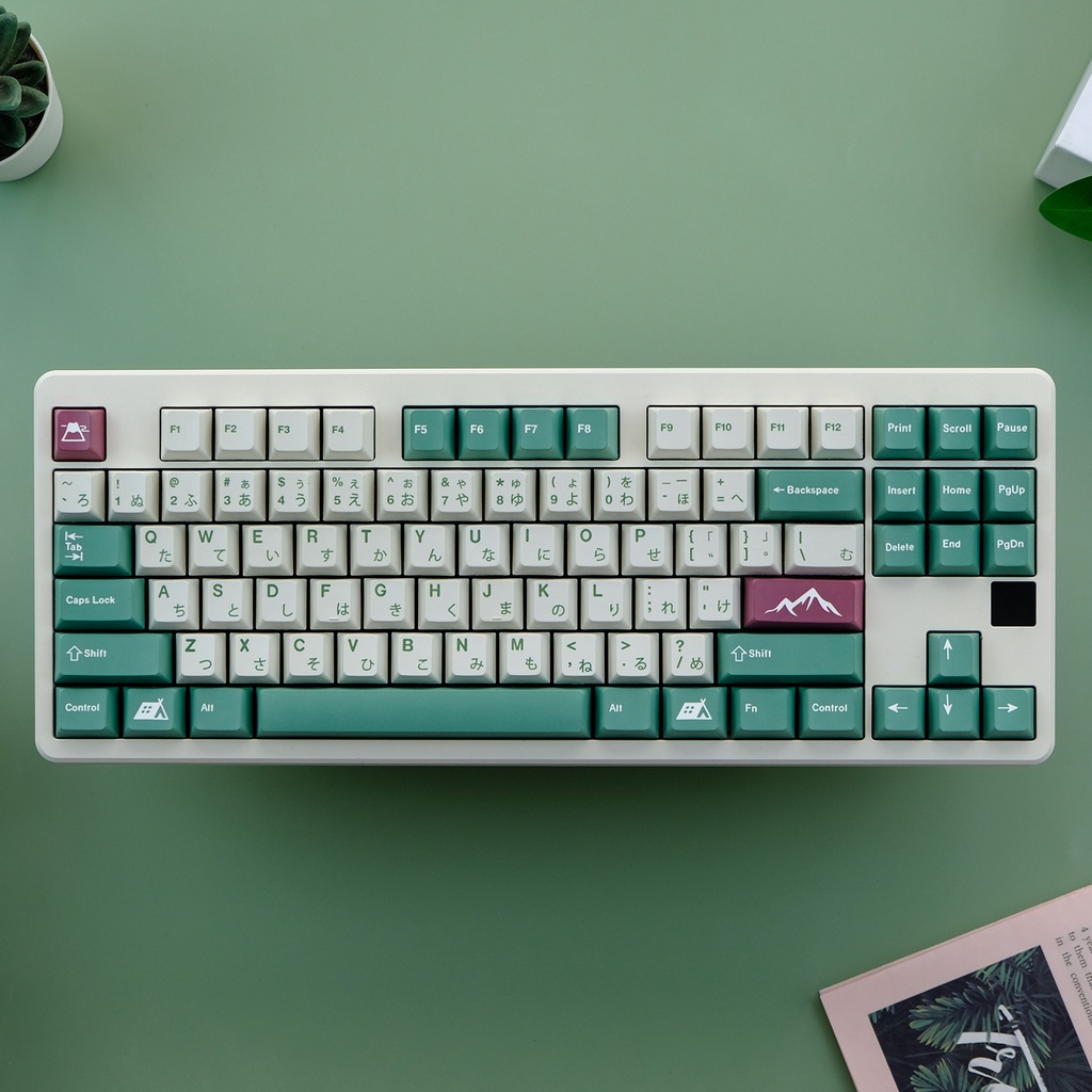 134 Keys GMK Camping Keycaps Cherry Profile PBT Dye Sublimation Keycap ...