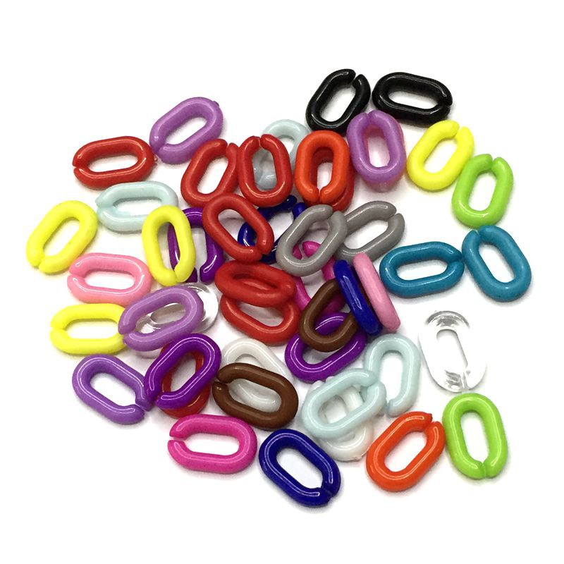 Per Pack 100 Candy Color DIY Jewelry Accessories 10 * 15mm Acrylic ...