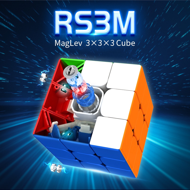 Moyu RS3M maglev speed magic cube MF8900 educational toys Meilong speed ...