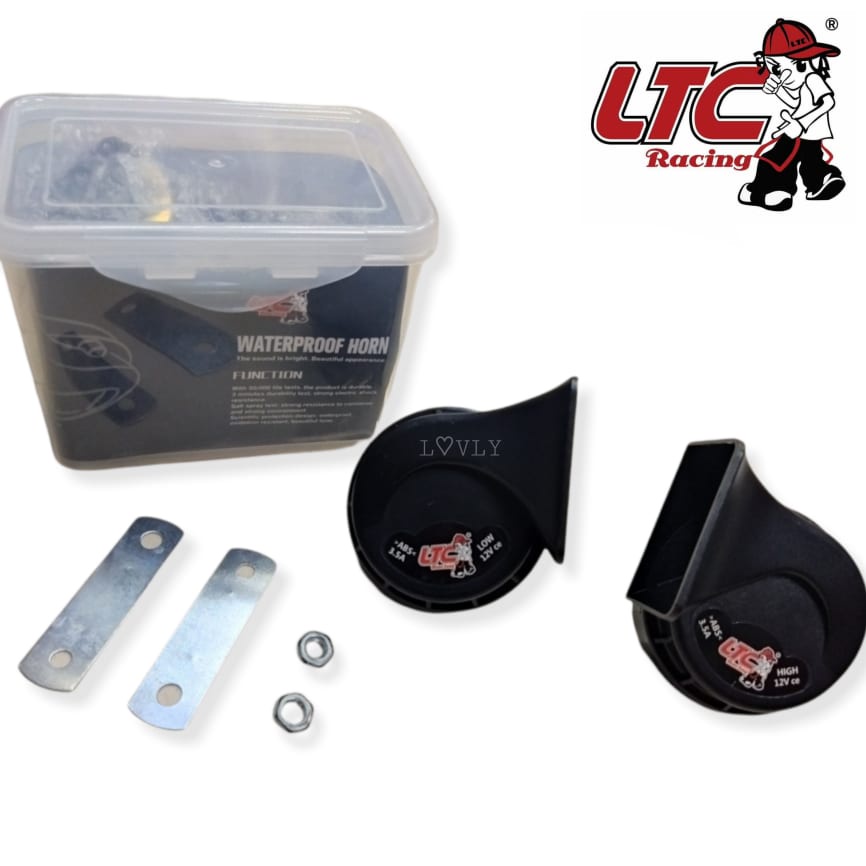 LTC MOTORCYCLE TUPPERWARE HORN WATERPROOF W/RELAY | Shopee Philippines