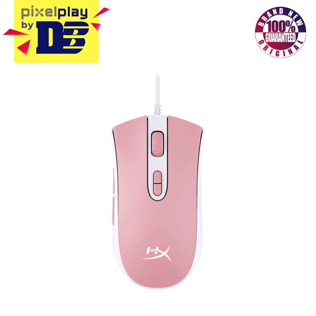 HYPERX Pulsefire Core RGB Gaming Mouse (White/Pink) (639P1AA) | Shopee ...