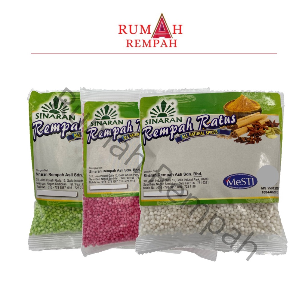 Sinaran Biji Sagu Merah / Putih / Hijau (Sago Red / Green / White) 西米 ...