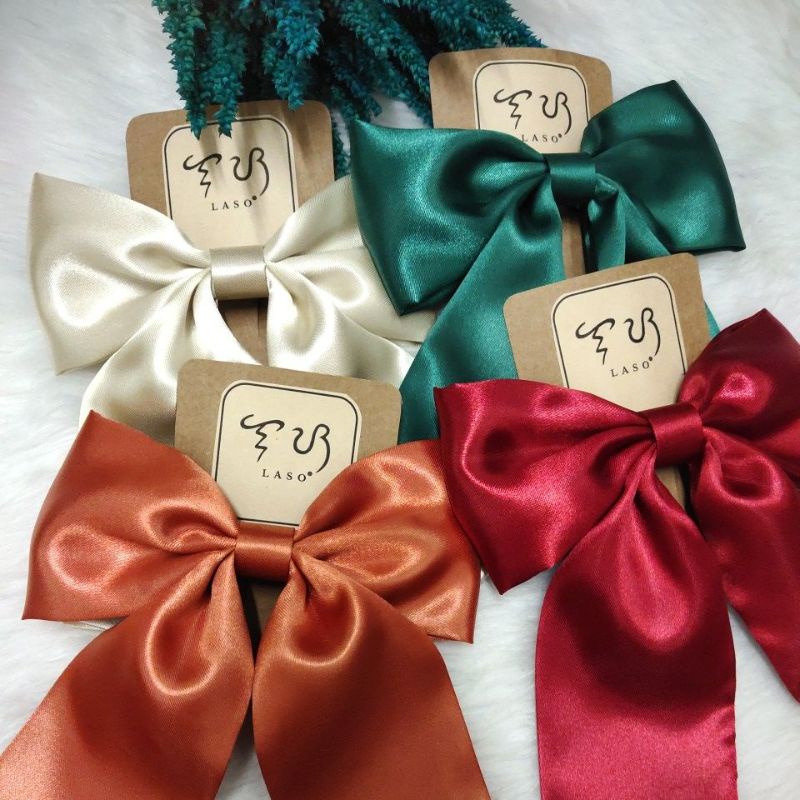 Korean Elegant Long tail hair bow | Trendy Ribbon | Shopee Philippines