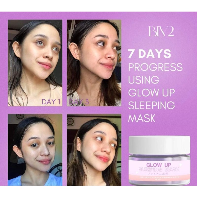 BLV2 Glow Up Sleeping Mask with Retinol and Hyaluronic Acid | Shopee ...