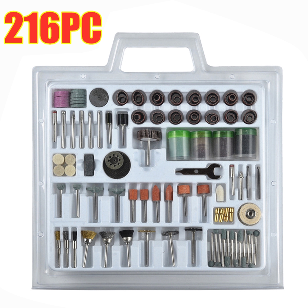 105/216Pcs Mini Electric Drill Grinder Rotary Tool Grinding Polishing ...