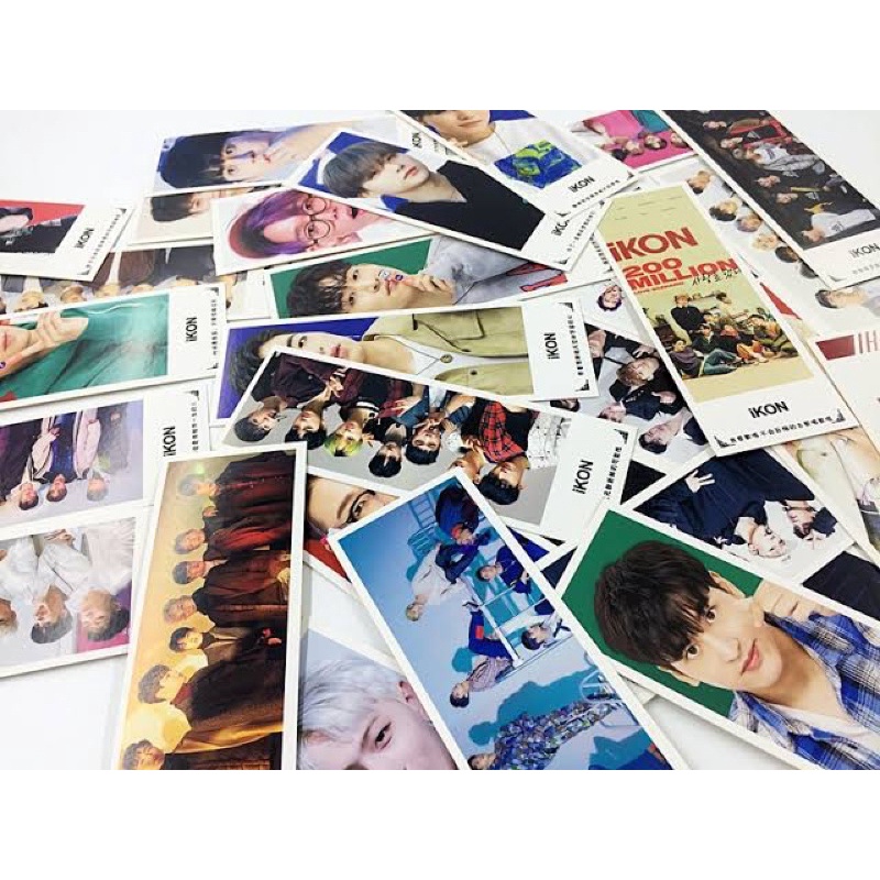 3pcs. iKon Kpop Bookmarks & Postcards | Shopee Philippines