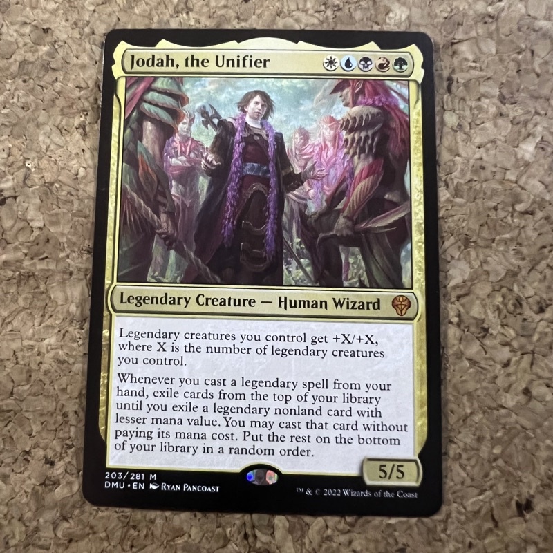 JODAH, THE UNIFIER | HUMAN WIZARD | DOMINARIA UNITED | MULTICOLOR | MTG ...
