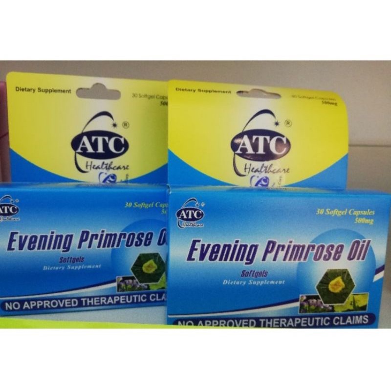 ATC Evening Primrose oil cap 30's | Shopee Philippines