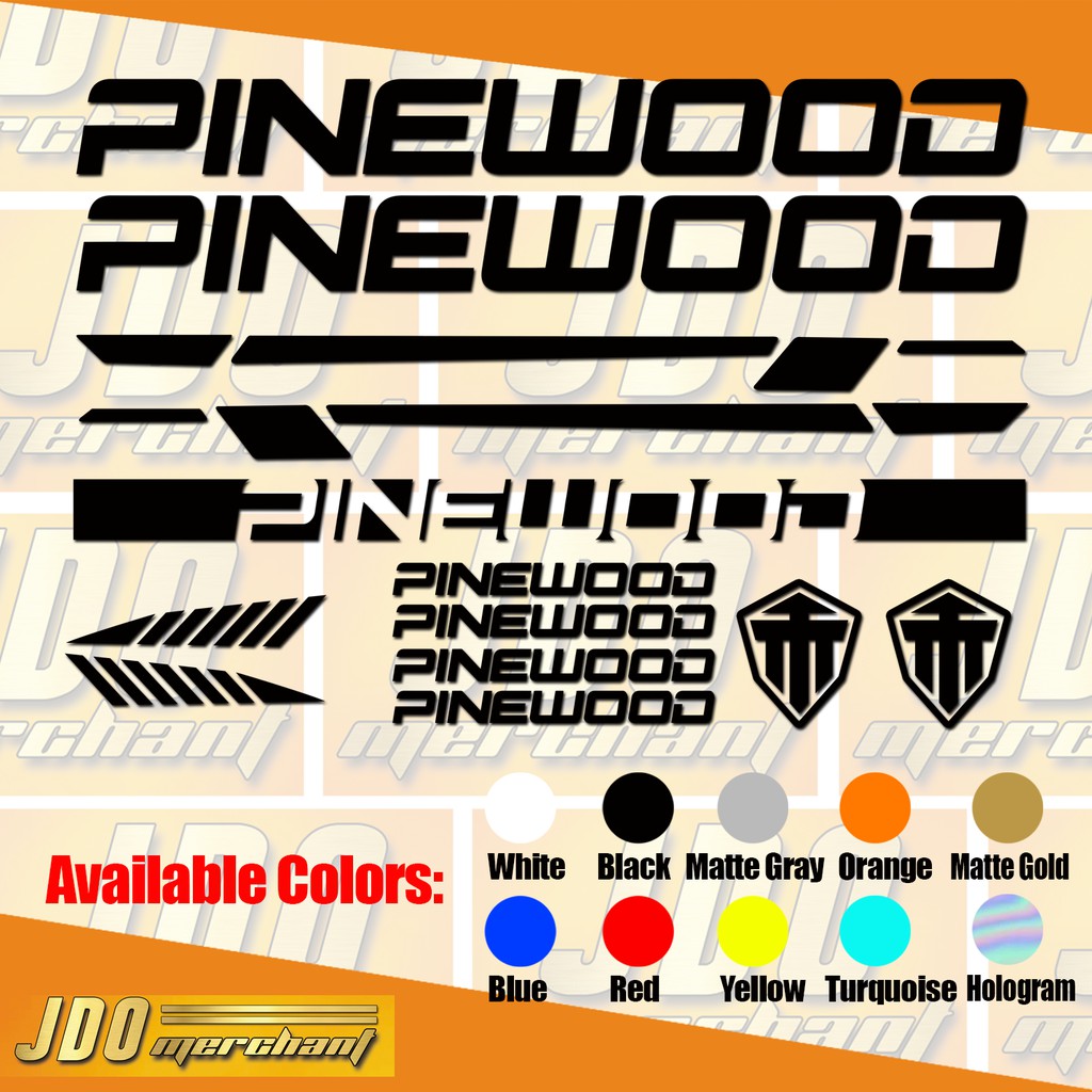 Pinewood bike Stickers Pinewood sticker Decals | Shopee Philippines
