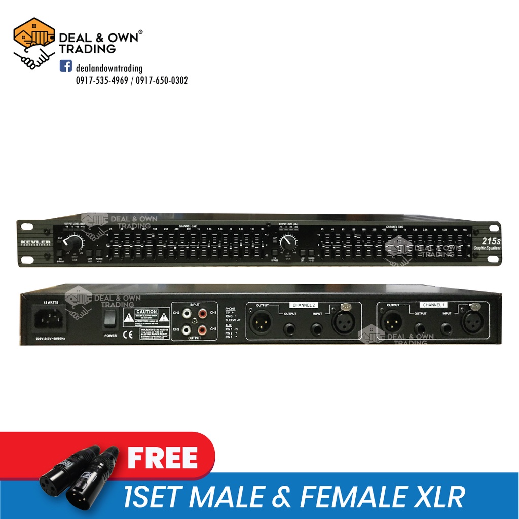 Kevler 215S Dual 15 band Graphic Equalizer | Shopee Philippines