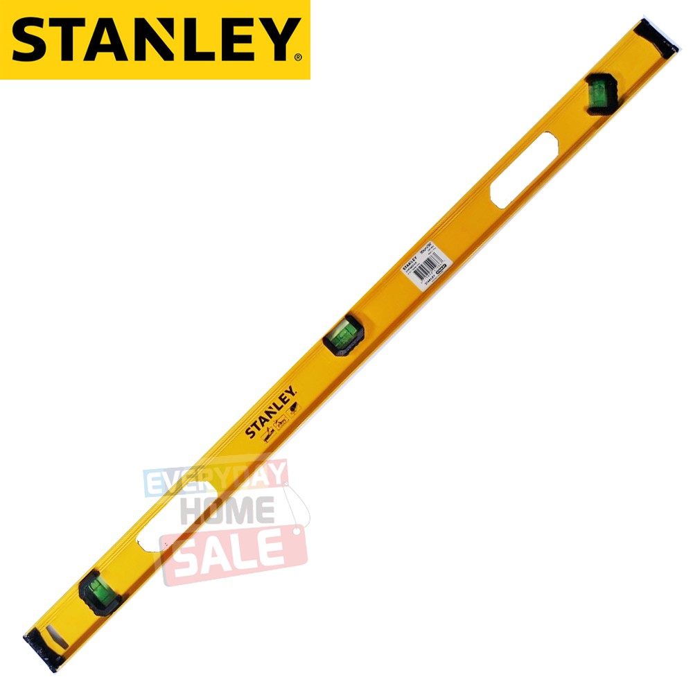 Stanley Aluminum Level Bar I-Beam with Three Vials | Shopee Philippines