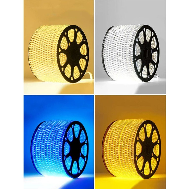 LED Light Strip 220V Waterproof High Voltage Lamp Belt 180LDS / M 12MM ...