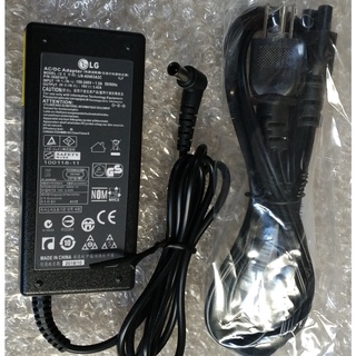Monitor power supply lg adapter 19V 3.42A 65W 6.4*4.4mm with Power cord ...
