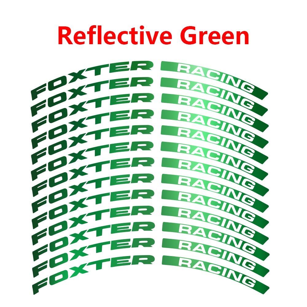FOXTER FATORY RACING BIKE RIM DECALS Wheel Rim Sticker Decal Vinyl for ...