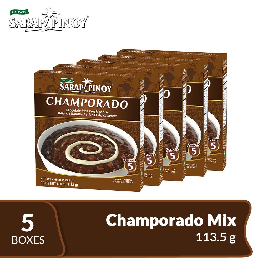 Sarap Pinoy Champorado Mix 113.5g (5 Boxes) | Shopee Philippines