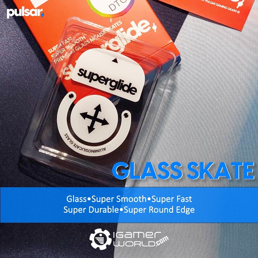 Pulsar Superglide Glass Skates for Gaming Mouse - Mousefeet/Glide ...