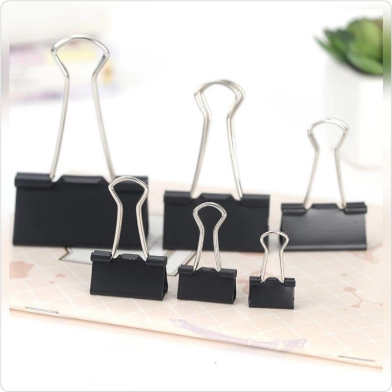 12PCS Binder Clip Paper clip Documents clip | Shopee Philippines