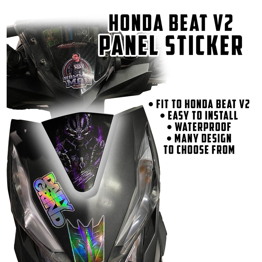 Honda Beat V2 Front Panel Sticker | Shopee Philippines