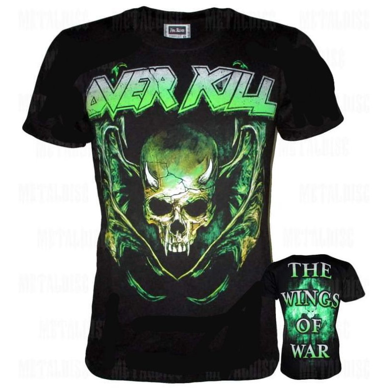 OVERKILL WingsOfWar theROXX Rock band shirt S M L XL | Shopee Philippines