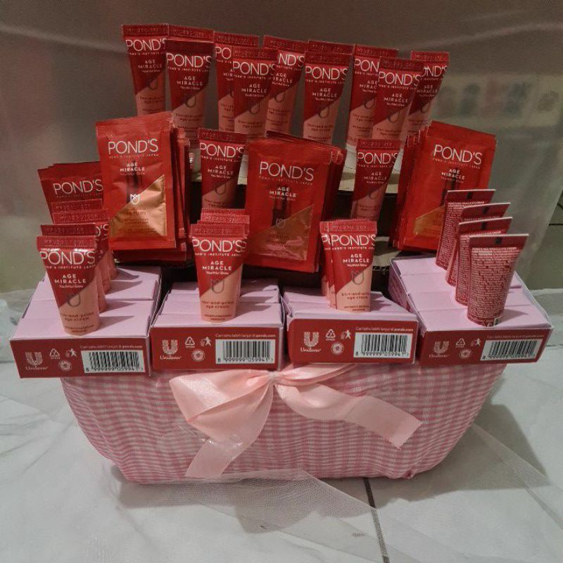 Ponds Age Miracle Serum & Eye cream 3gr sachet Packaging | Shopee ...