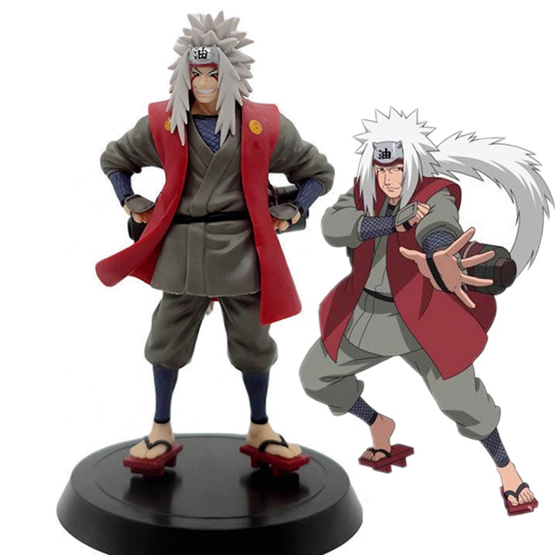19cm Anime Naruto Jiraiya Figurine Naruto Action Figure Ornaments Model