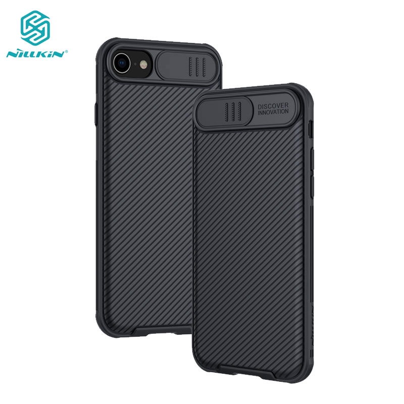Camera Protection Case for iPhone SE 2020 7 8 Casing Nillkin Slide ...
