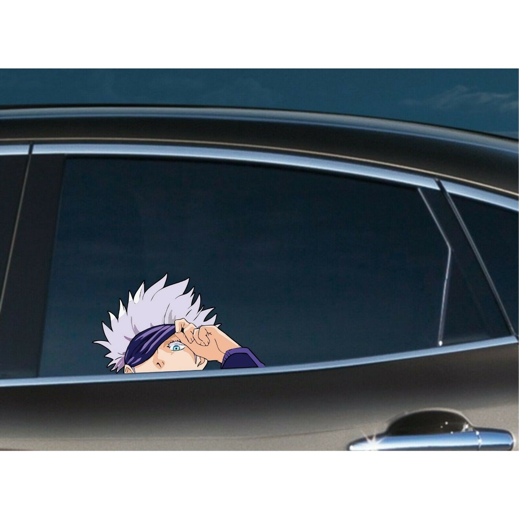 1Pair/2Pcs Satoru Gojo Peeker Peeking Car Bumper Window Vinyl Decal ...