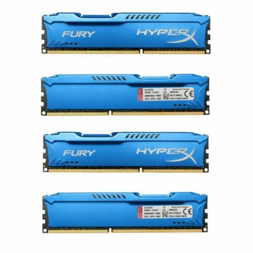 Brand New Ddr3 4gb 8gb 1333 1600 1866 MHz Kingston HyperX Fury DIMM desktop computer memory RAM ...